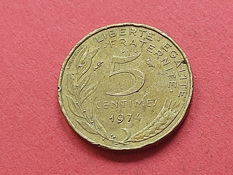 Francuska - 5 centimes 1974 god