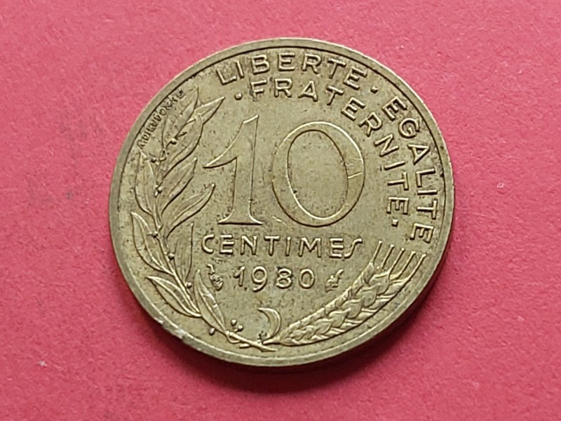 Francuska - 10 centimes 1980 god