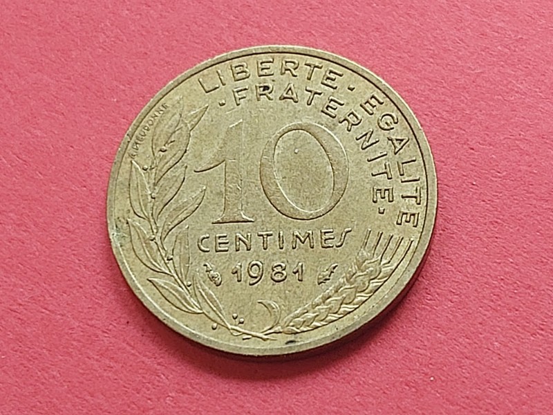 Francuska - 10 centimes 1981 god