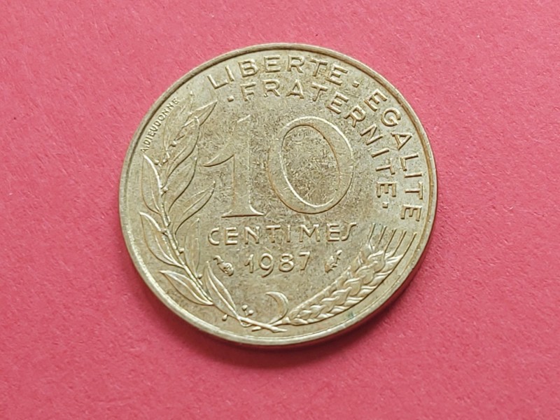 Francuska - 10 centimes 1987 god