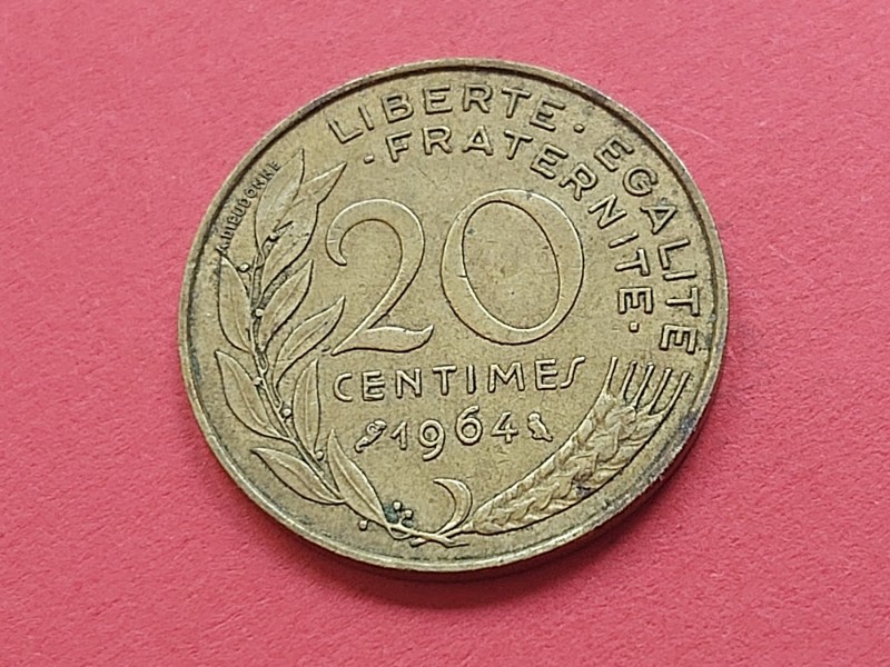 Francuska - 20 centimes 1964 god