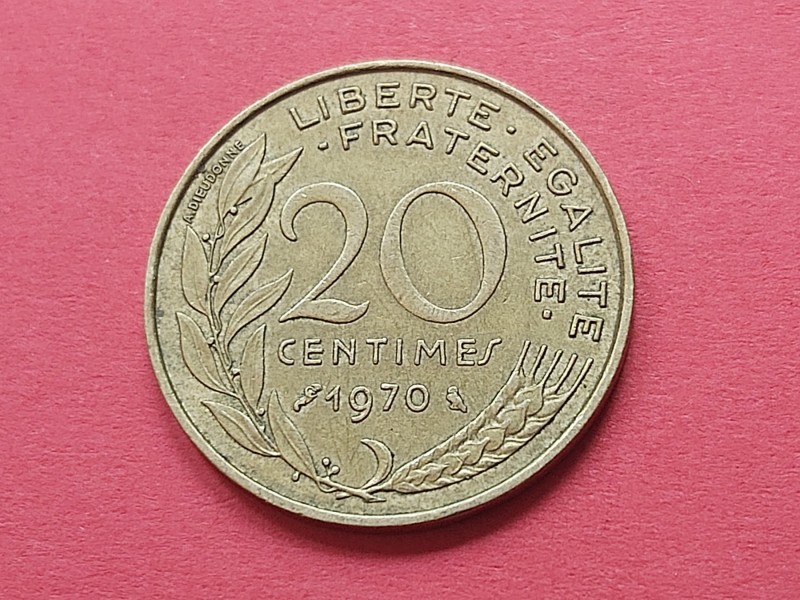 Francuska - 20 centimes 1970 god