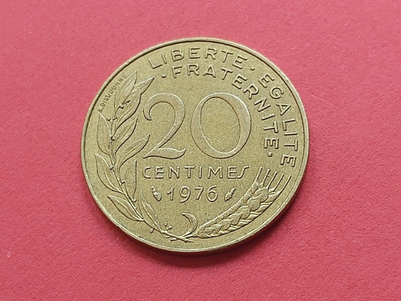 Francuska - 20 centimes 1976 god