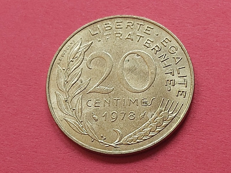 Francuska - 20 centimes 1978 god