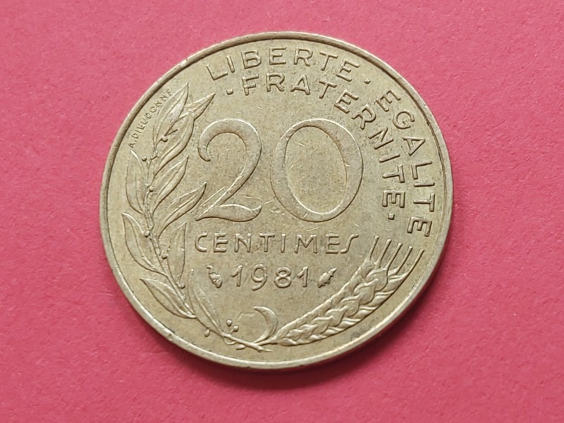 Francuska - 20 centimes 1981 god