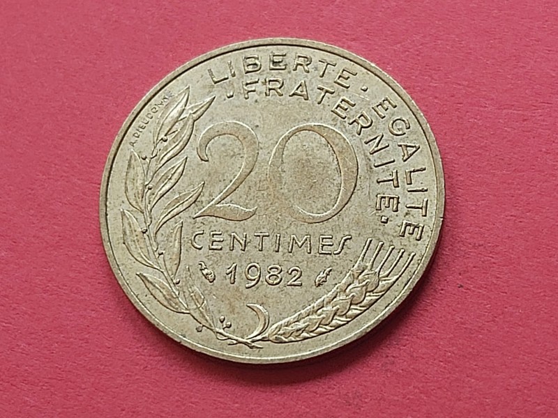 Francuska - 20 centimes 1982 god