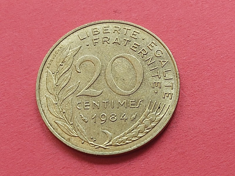 Francuska - 20 centimes 1984 god