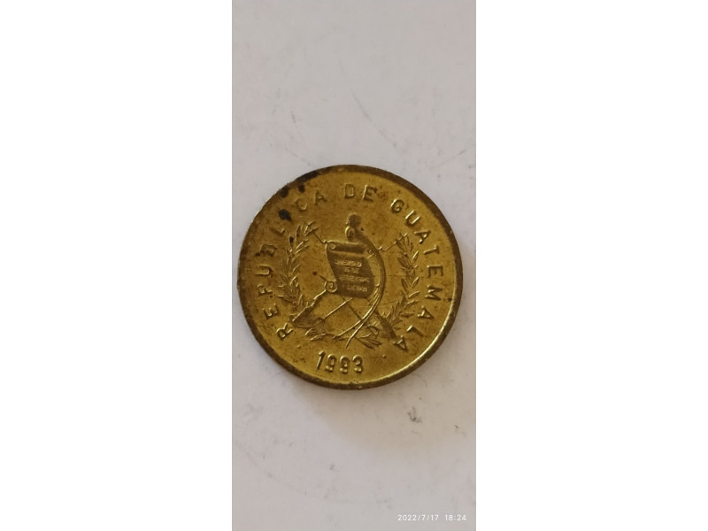 UN centavo Guatemala 1993.god