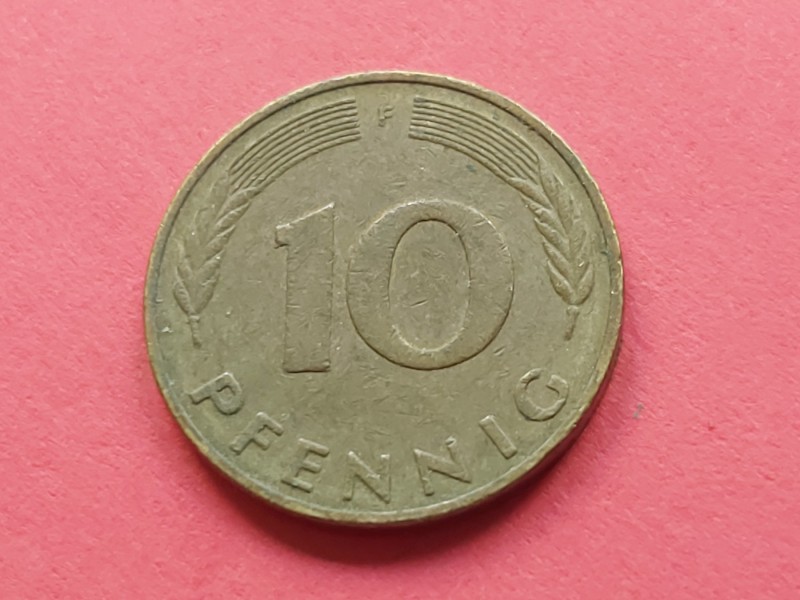 Nemačka - 10 pfennig 1986 god F