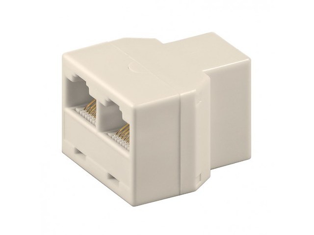 Adapter RJ45 ženski-2xRJ45 ženski