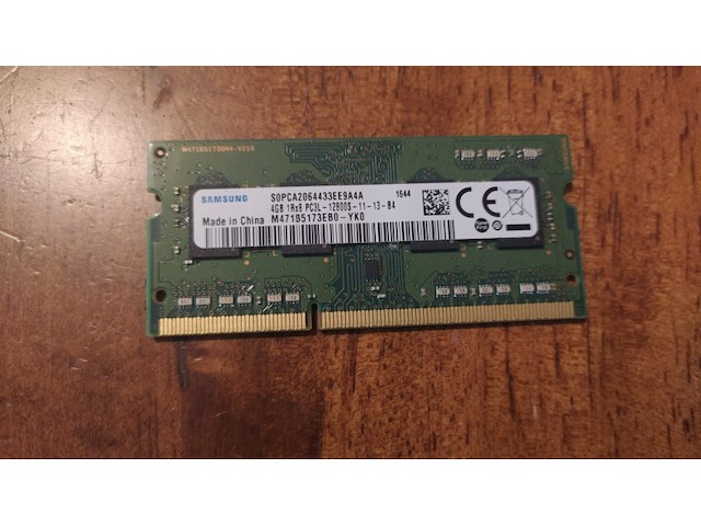 Ram memorija BR6 DDR3 Samsung 4GB , 1600Mhz , PC3L