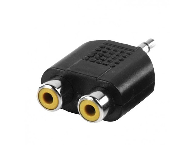 Adapter 3.5mm muški stereo-2xRCA ženski