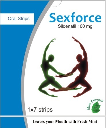 SEXFORCE Oral Strips SILDENAFIL 100mg