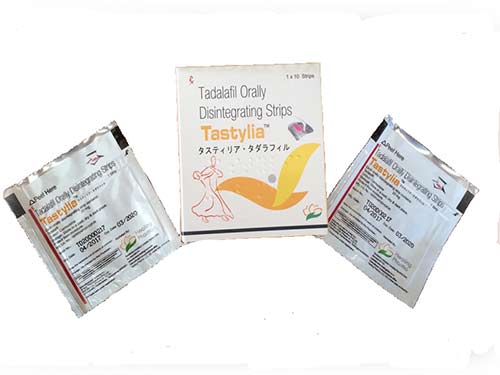 Tastylia tadalafil oral strips