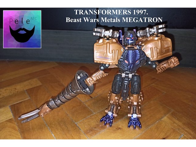 Tranformers Beast Wars Transmetals Megatron 1997.