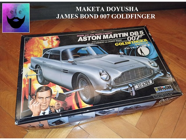 James Bond 007 Doyusha Aston Martin Goldfinger - NOVO