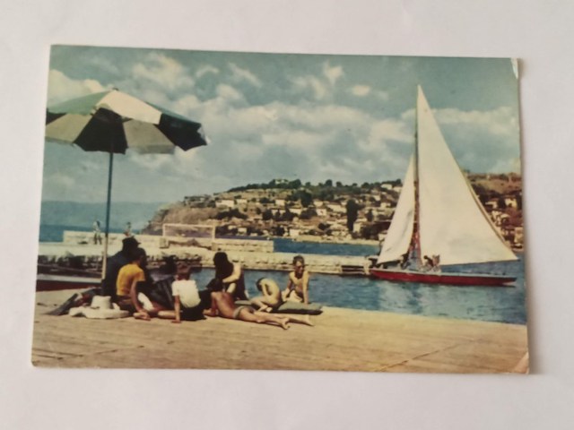 Ohrid - Plaža Hotela Palas - Makedonija - 1961.g -