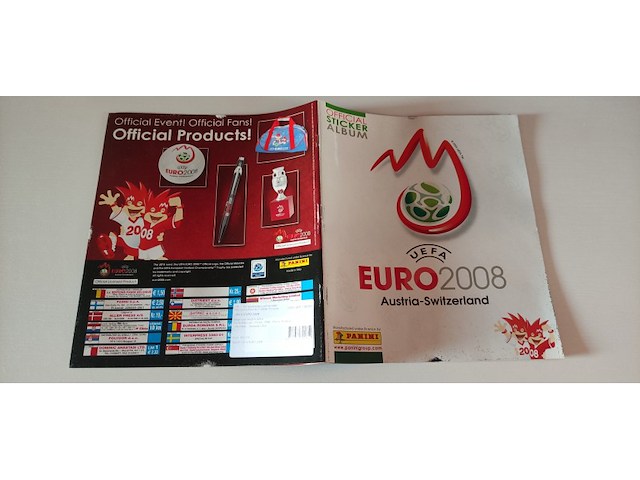 Album Euro 2008 Panini Nov