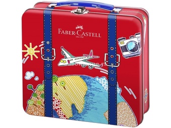 Flomasteri Faber-Castell sa klik poklopcem u koferu od 40 komada ()