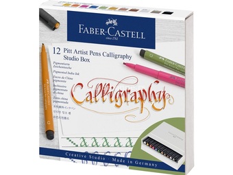 Kaligrafski flomasteri Faber-Castell Pitt - studio boh 12 komada ()