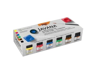 Set boja za svetli tekstil JAVANA Basic Colors 6x20 ml (hobby)