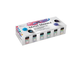 Set boja za mermerni efekat Kreul Magic Marble Metallic 6x20 ml ()