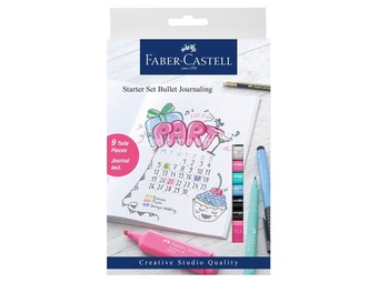 Kaligrafska pera Faber-Castell Pitt / set za početnike sa sveskom ()