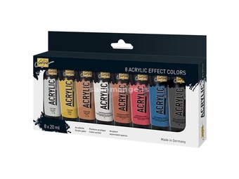 Akrilna boja Solo Goya Effect / set 8 x 20 ml (akrilne boje)