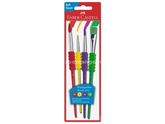 Set četkica Faber-Castell Soft - 4 kom (četkice Faber-Castell)