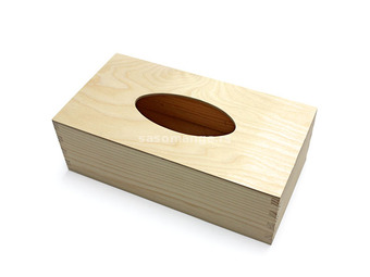 Drvena kutija za salvete (repromaterijal za dekupaz)