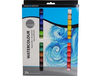 Daler- Rowney - akvarel set 24 x 12ml (dekorativni pribor)