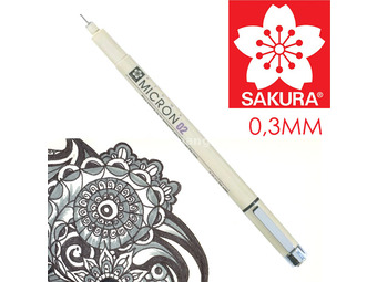 Flomaster za tehničko crtanje SAKURA Pigma Micron BLACK | razne debljine ()