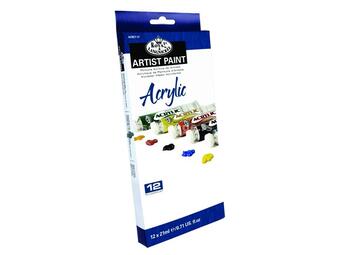 Akrilne boje ARTIST Paint 12x21ml (slikarski set Royal &amp;)