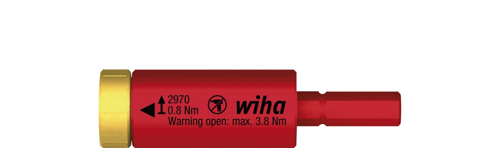 Wiha 41341 Adapter za obrtni moment easyTorque električarski za slimBitove i SlimVario®, 0.8 Nm