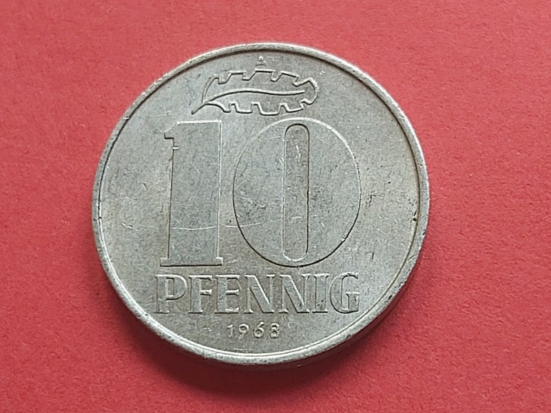 DDR - 10 pfennig 1968 god