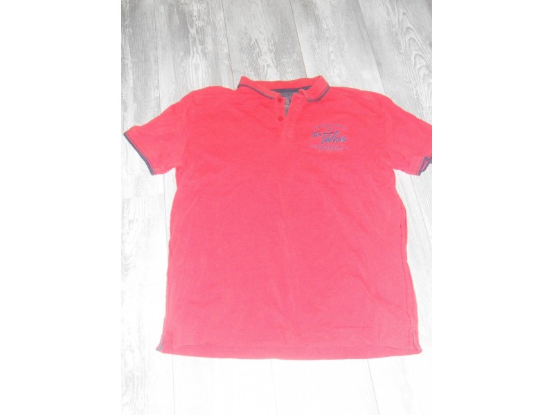 TOM TAILOR -CRVENA POLO MAJICA -XL