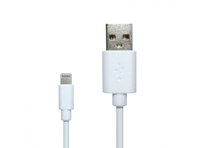 Kabl USB2.0 A muški-Lighting USB muški beli 2.0m