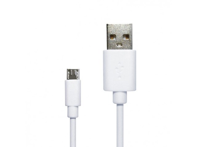 Kabl USB2.0 A muški-mikro USB B muški beli 2.0m