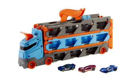 Hot wheels Hot wheels mega transporter sa stazom ( 1015000622 )