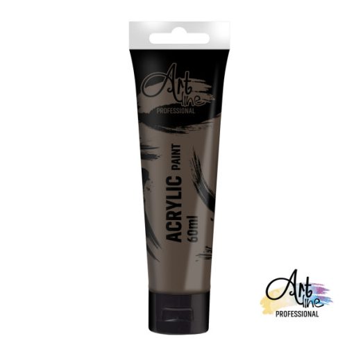 Akrilna boja BURNT UMBER BRAON 60ml, ART LINE Professional