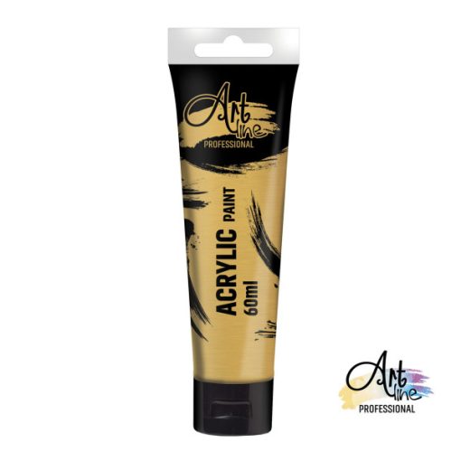 Akrilna boja GOLD ZLATNA 60ml, ART060 LINE Professional