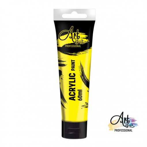 Akrilna boja YELLOW LEMON LIMUN ŽUTA 60ml, ART LINE Professional