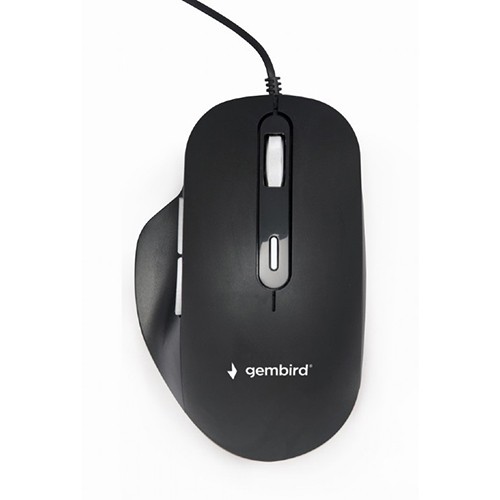 Gembird Optical LED mouse, USB, black | MUS-6B-02