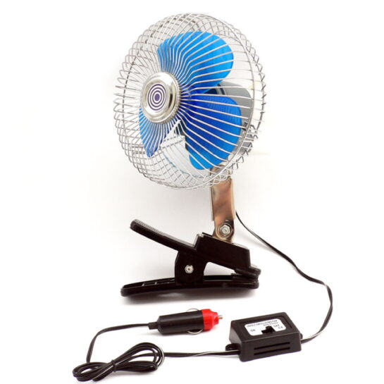 Ventilator za auto, auto ventilator, 24V, štipaljka – Amio CC42166