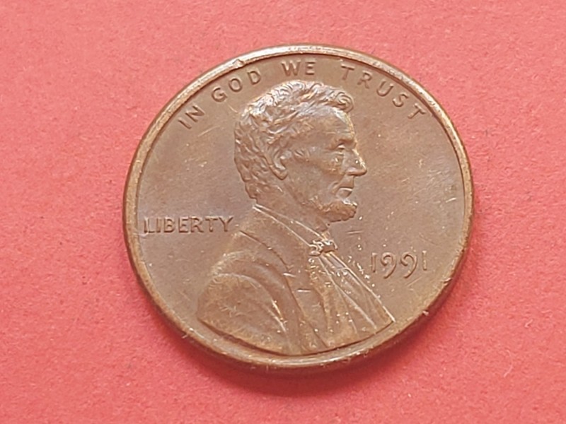 USA - 1 cent 1991 god