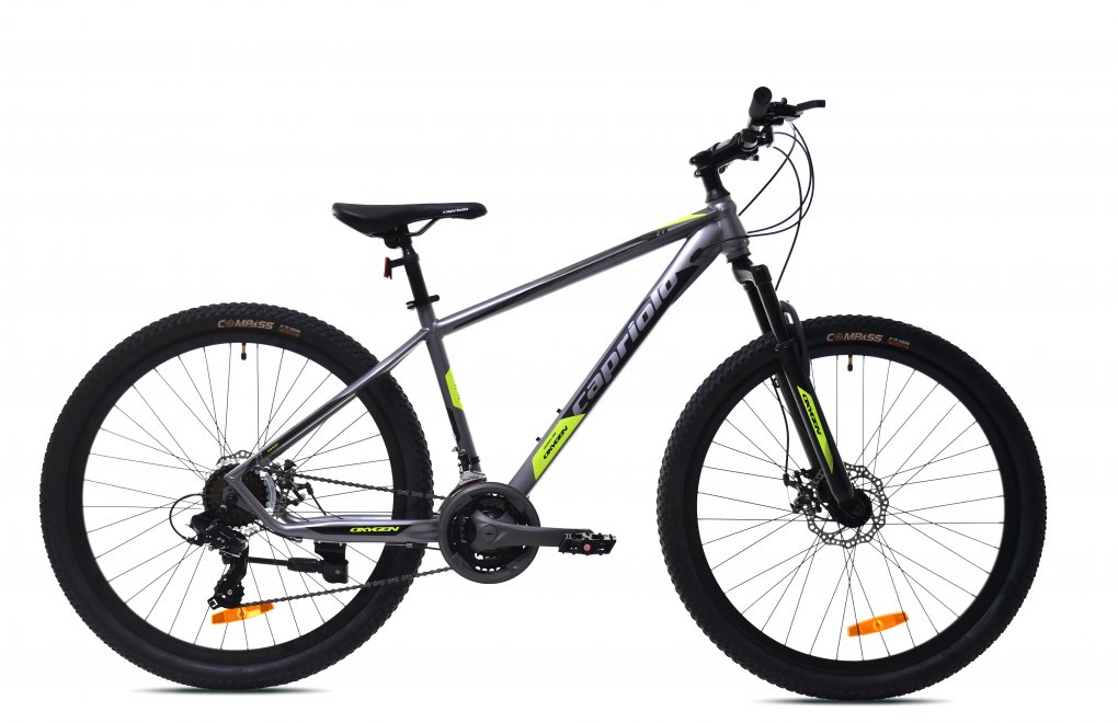 Oxygen 27.5 sivo neon zeleno