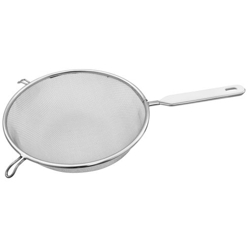 Fackelmann Cediljka 20 cm INOX bela drška