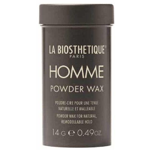 La Biosthetique Homme Powder Wax 14g - Puder vosak za prirodno učvršćivanje muške kose sa mat završnicom