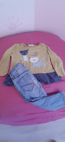 Zara farmerke i bluza