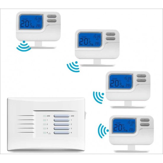 TERMOSTAT COTHERMO C7 RFM(MULTI, BEŽIČNI, PROGRAMSKI)